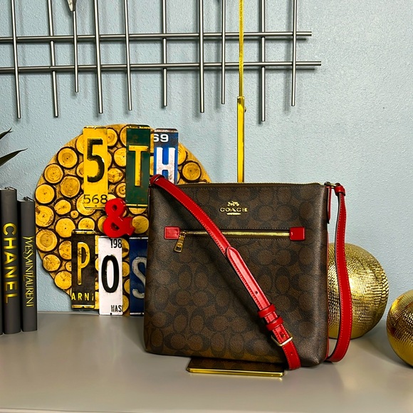 Coach | Bags | Coach Rowan Canvas File Crossbody Bag | Poshmark